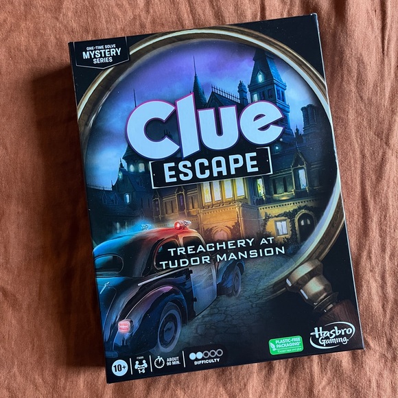 Hasbro | Games | Nwt Clue Escape Treachery At Tudor Mansion Game | Poshmark